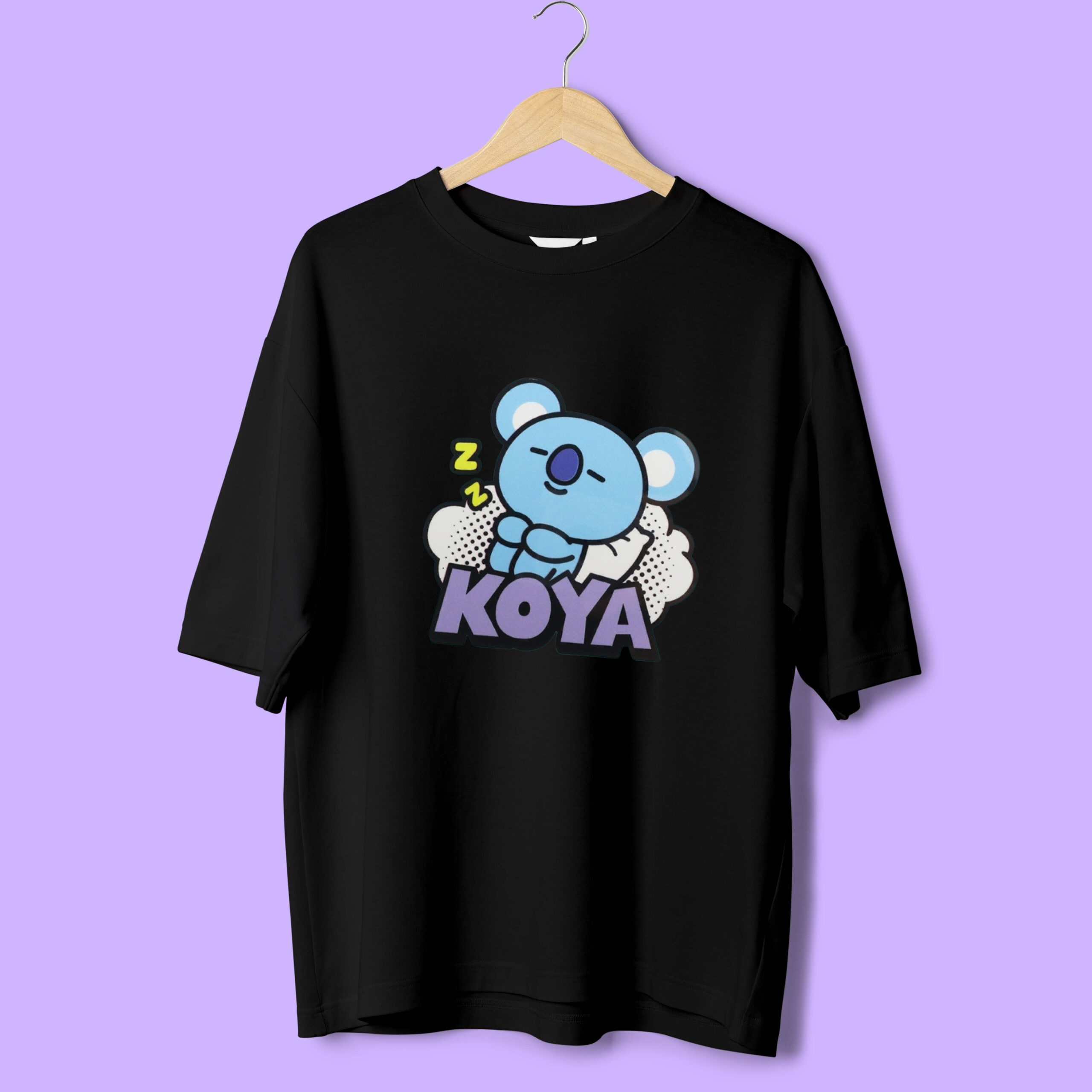 KOYA BT 21 / BT 21 Cute Oversized Tshirts – PURPLELOVE